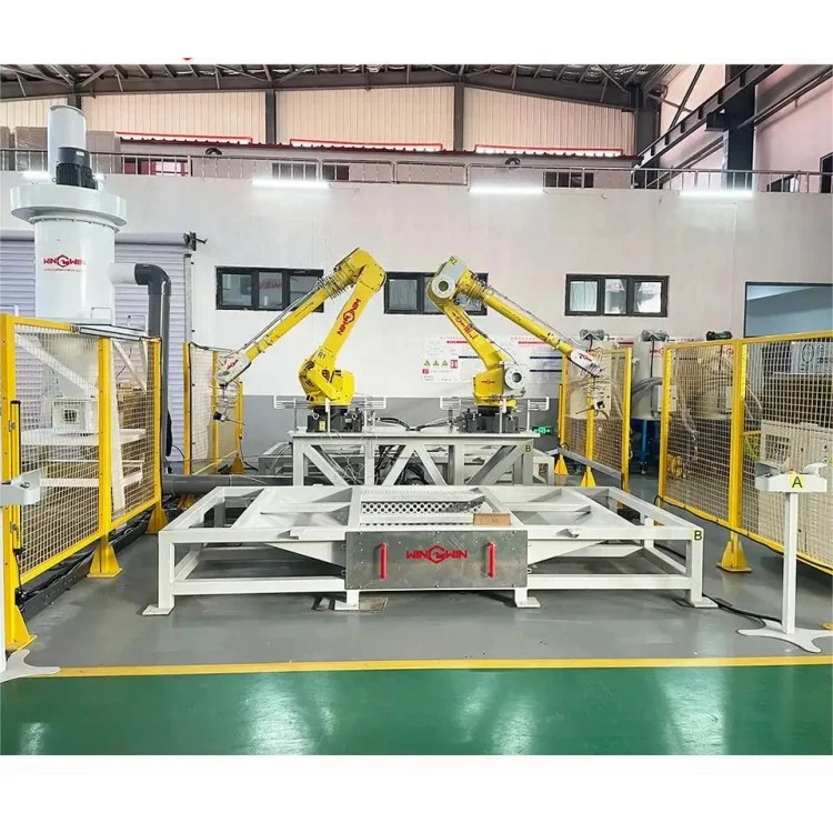 Robotic waterjet system with fanuc M710IC robot for automotive interior ...