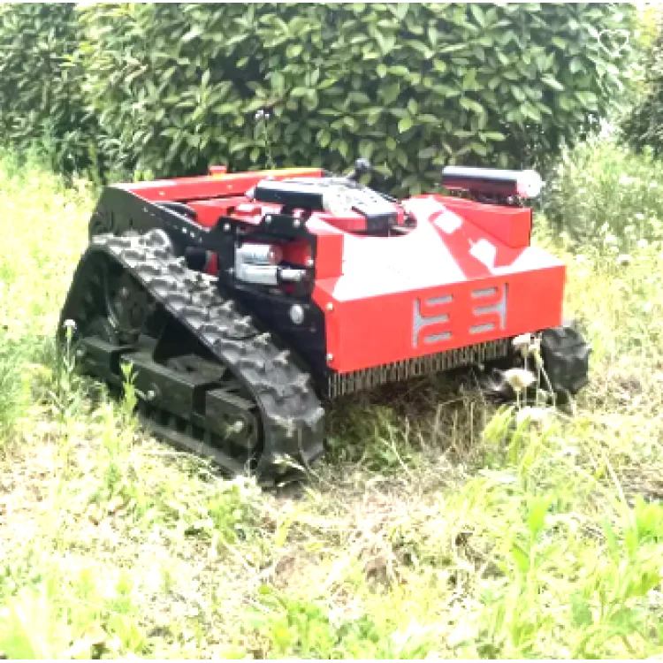 Automatic Mini Crawler Lawn Mower Robot Grass Cutter Machine - Mini