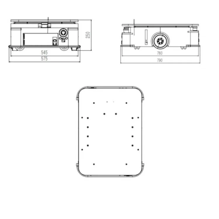 Under Drive lifting Robot, W300J (INS + LiDAR SLAM Navigation) - W300J