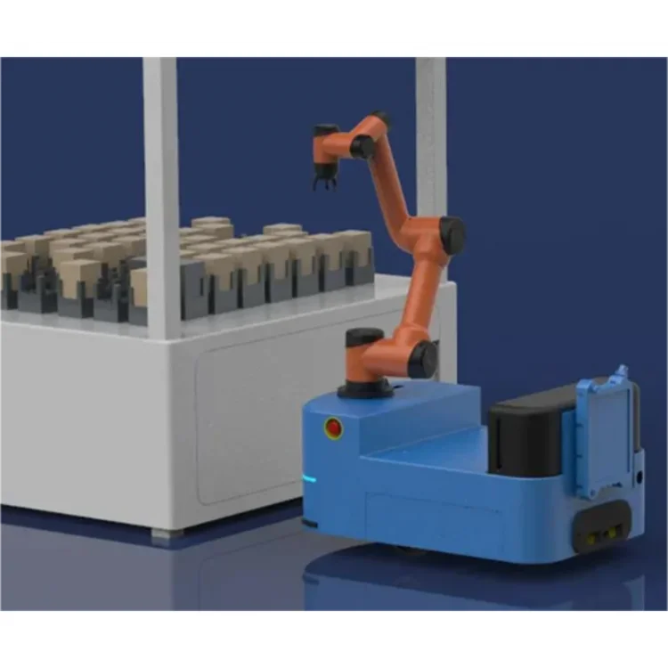 Wellwit Composite Collaboration AMR with Robotic Arms and Grippers