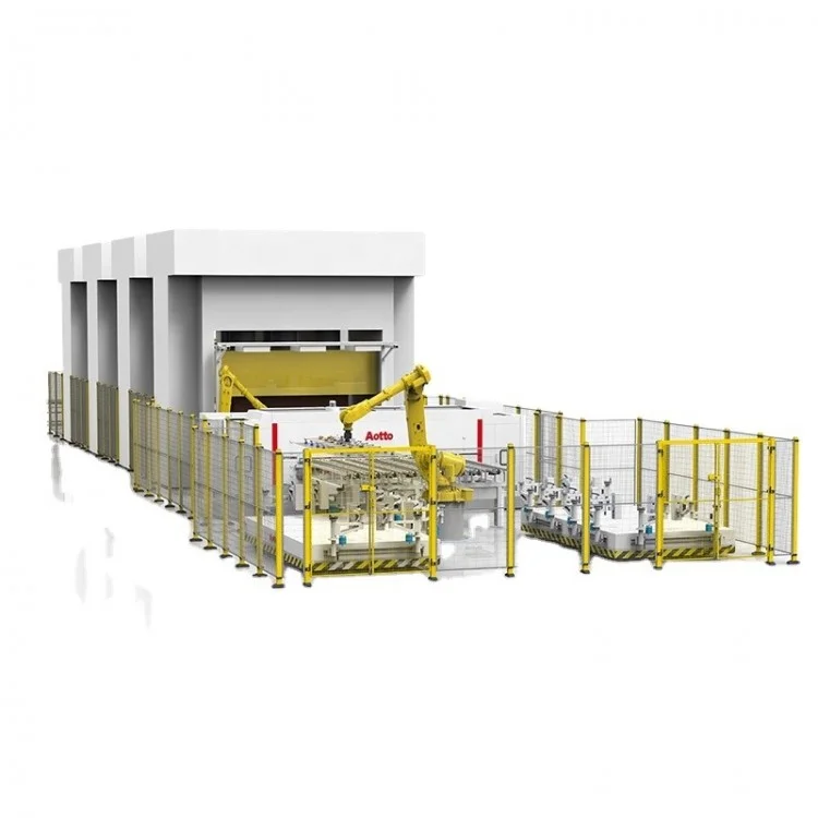 Safety Fence, Safety Gate for robot, warehouse and workshop - Model A