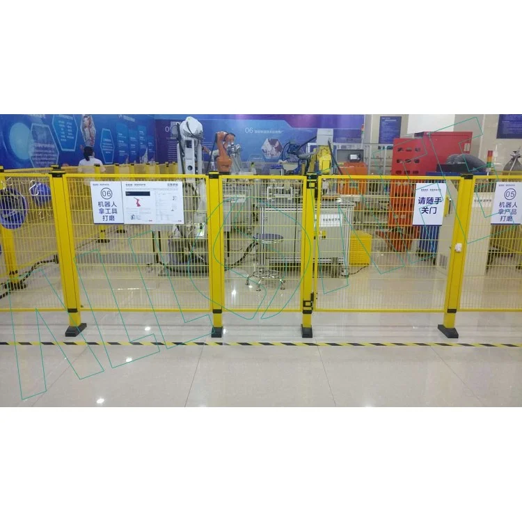 Safety Fence, Safety Gate for robot, warehouse and workshop - Model A